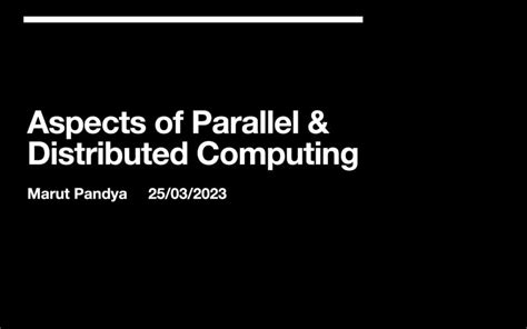 Marut Pandya On Linkedin Computerscience Distributedcomputing