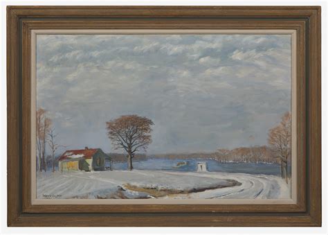 Francis Speight Winter Landscape 1973 Mutualart