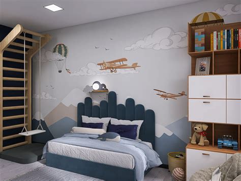 3д планировка детской комнаты 90 фото