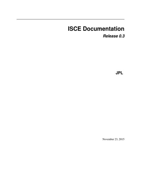 Isce Manual Pdf Parameter Computer Programming Xml