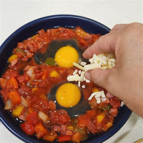 에어프라이기로 만드는 에그인헬샥슈카 만들기