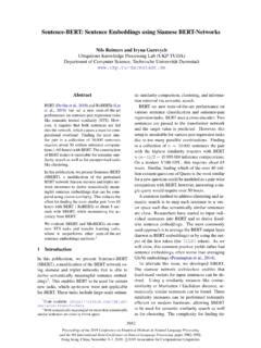 Sentence BERT Sentence Embeddings Using Siamese BERT Sentence Bert Sentence Embeddings