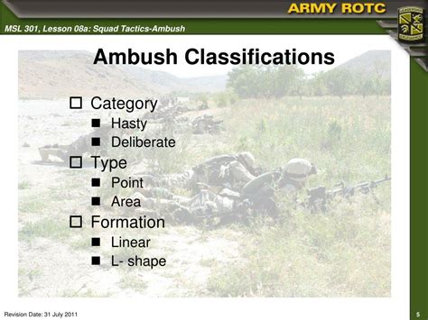 Ppt Squad Tactics Ambush Powerpoint Presentation Free Download Id