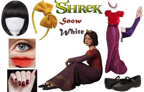 Shrek Snow White Cosplay Clothing Footwear And Accessories Shrek