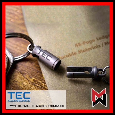 Tec Ti Python Quick Release Tec Accessories Python Qr Titanium Shopee Philippines