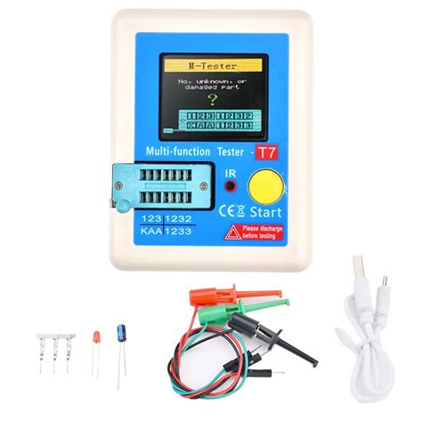 Lcr T7 Transistor Tester Multimeter Colorful Display Tft For Diode Triode Mos Pnp Npn Capacitor