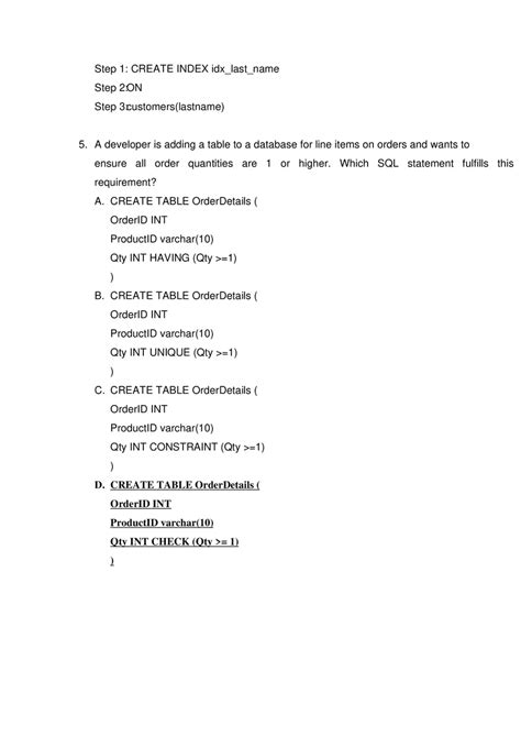 Its Databases Practice Exam 17 American Baptist College Edubirdie