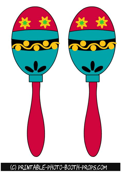 Printable Maracas Template