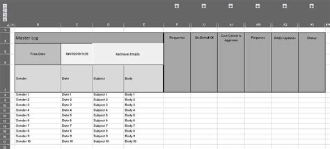 Insert Row When Retrieving Email From Outlook Rexcel