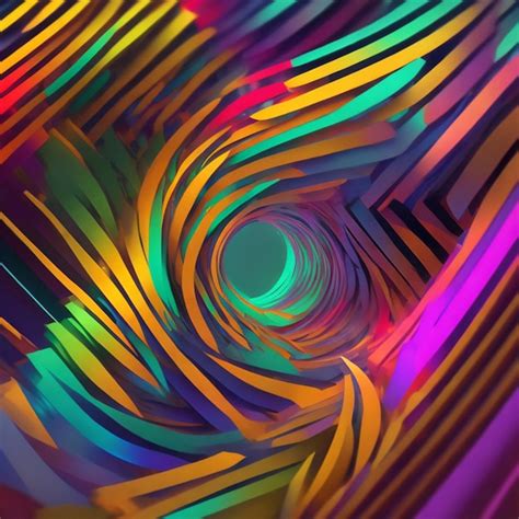 Premium Photo Futuristic Colorful Shape 3d Render Background
