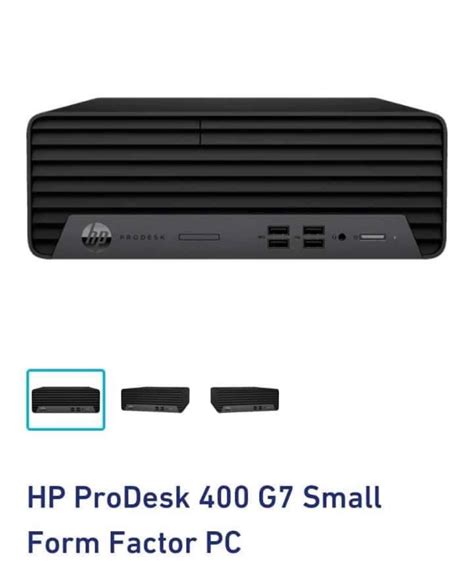 HP Pro Desk 400 G7 Small Factor Computers Tech Desktops On Carousell