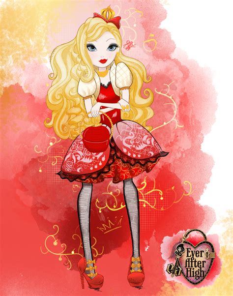 Ever After High Apple White Fan Art By Flávia Mikaella — Prouserme