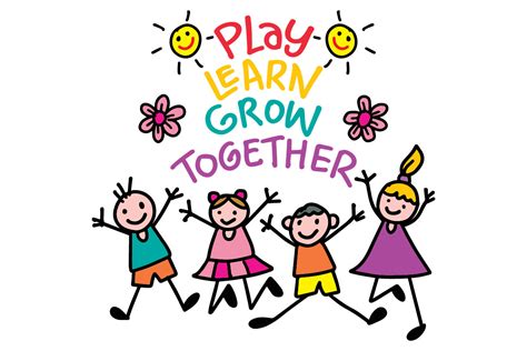 play learn grow together lettering graphic by han dhini · creative fabrica