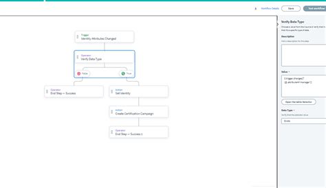How Do I Get My Workflow To Launch A Certification Campaign For The New Manager ISC