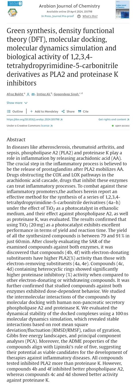 Gagandeep Singh On Linkedin Hi Everyone I Am Glad To Share Our Recent Collaborative Article