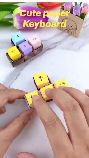 Cute Paper Keyboard Manualidades Faciles Y Bonitas Manualidades Manualidades Fáciles