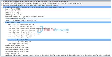 9243 Lab Using Wireshark To Examine Tcp And Udp Captures Answers