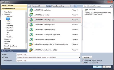 Mvc 40 Yazı Dizisi Bölüm 2 Aspnet Mvc Framework Kurulum Ve Kullanım