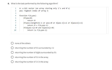 Solved What Is The Task Performed By The Following Chegg