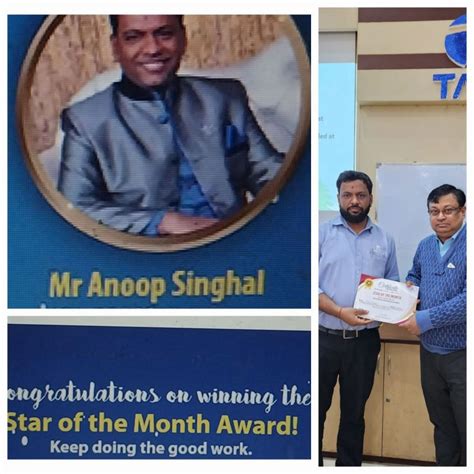 Anoop Singhal On Linkedin Starofthemonth Contributingforcompanygoals Thisistatapower Thisismpl