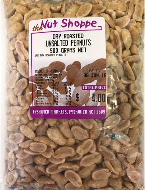 Dry Roasted Unsalted Peanuts The Nut Shoppe