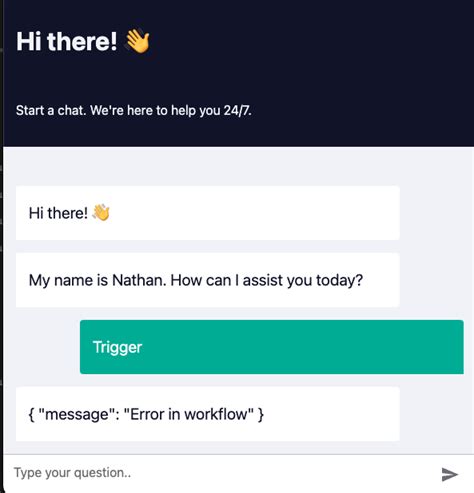 Chat Trigger Questions N8n Community