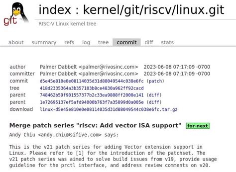 Risc V Vector Isa Support Slated For Linux 65 Rriscv