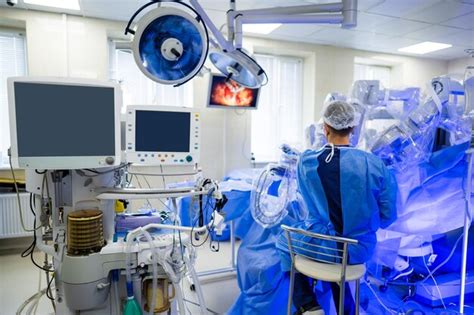 Premium Photo Hospital Healthcare Equipment Modern Medical Monitoring System With New Technologies