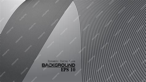 Premium Vector Dynamic Curve Line Abstract Background Vector Image For Backdrop Or Presentation