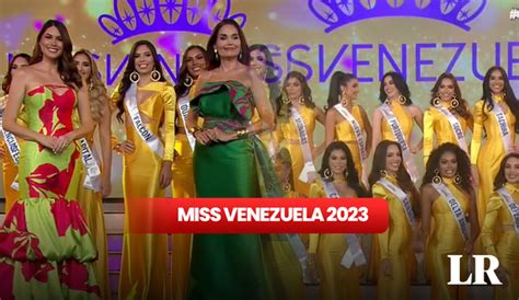 Miss Venezuela 2023 Entrega De Bandas En Vivo Por Venevisión Horario