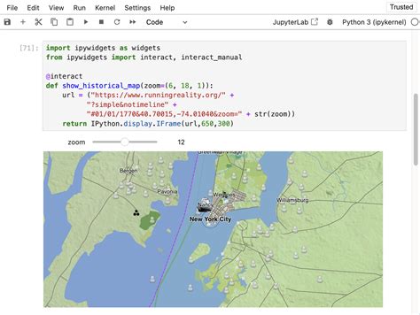 Running Reality Documentation Embedding A Historical Map In A