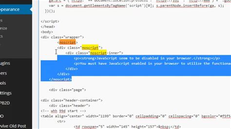 Do I Need A Noscript Tag On My Wordpress Website Youtube