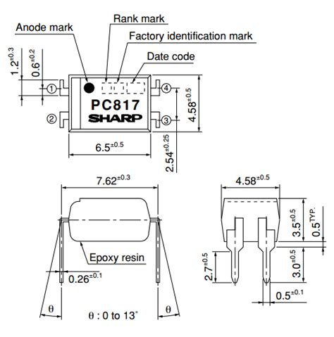 Pc817 Optocoupler Pinout Working Applications Example With Arduino