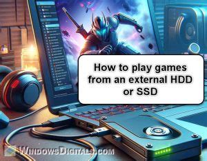 Can You Play Games From An External Hard Drive Or SSD