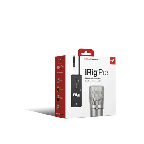 Irig Pre Xlr Microphone Interface Total Music Gear All In One Shop For Musical Instruments