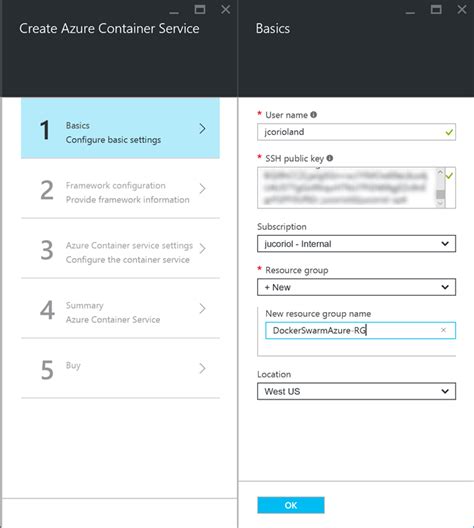 Create A Docker Swarm Cluster Using Azure Container Service Julien
