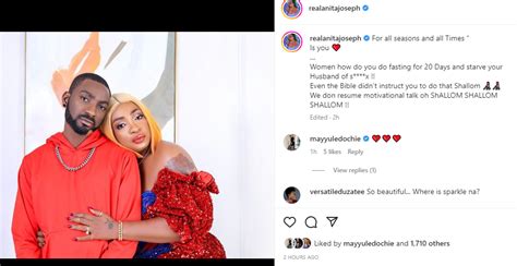 The Bible Didn T Instruct You To Starve Your Husband Of Sex While Fasting Actress Anita Joseph