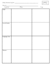 Daily Activity Log Templates Word Excel PDF Formats