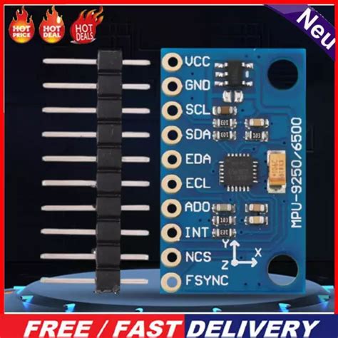 GYRO ACCELERATOR MAGNETOMETER SENSOR MODULES IIC SPI Sensing Devices V Power EUR