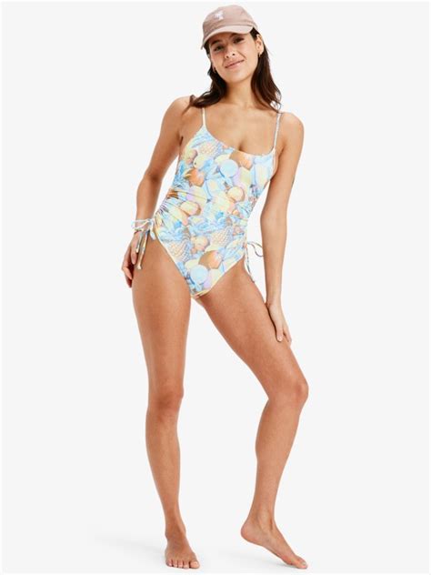 Fruit Snack Womens Green One Piece Swimsuit Roxy
