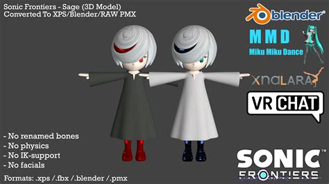 Sonic Frontiers Sage Xpsfbxmmd By Higuys920 On Deviantart