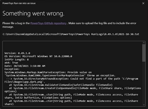 Powertoys Run Keeps Crashing · Issue 14108 · Microsoft Powertoys · Github