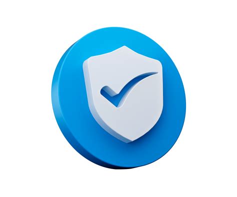 Shield Check Mark Icon 3d Illustration Security Guaranteed Icon 27243850 Png