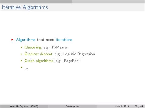 The Stratosphere Big Data Analytics Platform Ppt