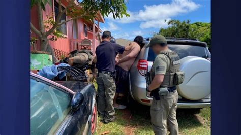 Cops Us Marshals Arrest Fugitives On Kaua‘i Big Island Now