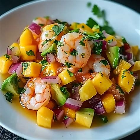 Irresistible Mango Shrimp Ceviche With Avocado A Delicious Treat