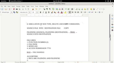 Dos Copy Command Using Assembly Language Youtube