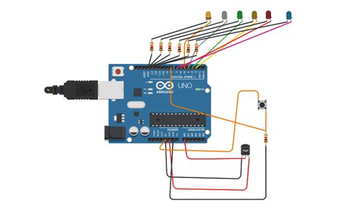 circuit design copy of arduino exp 1 tinkercad