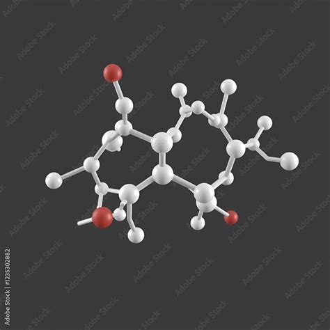 Plerixafor Molecule 3d Molecular Structure Ball And Stick Model