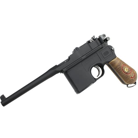 【アウトレット特価】action モーゼルc96 Mauser C96 Red9 ダミーカートリッジモデル マットブラック